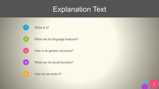 Explanation text : English for Academic Context | PPTX