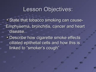 Explanation about smoking santika ainiyati | PPT