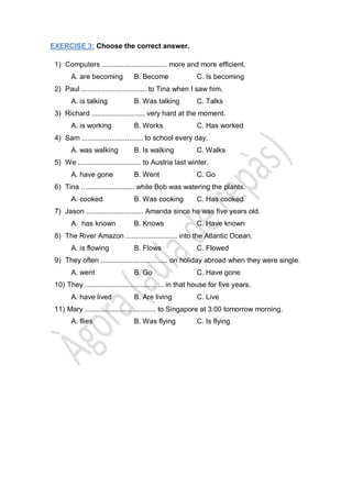 Explanation and exercises term 1 | PDF