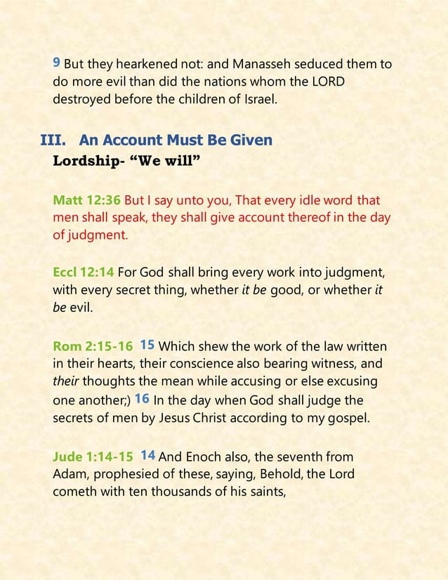 Explanation by Premeditation | DOCX | Christianity | Religion ...