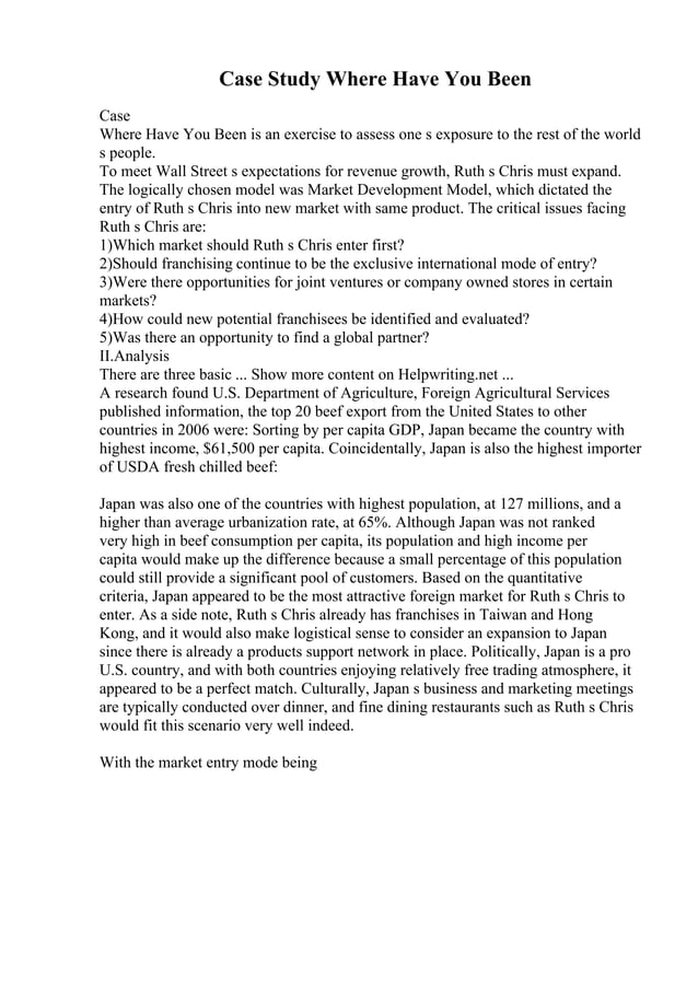 Explanation Essay Example | PDF