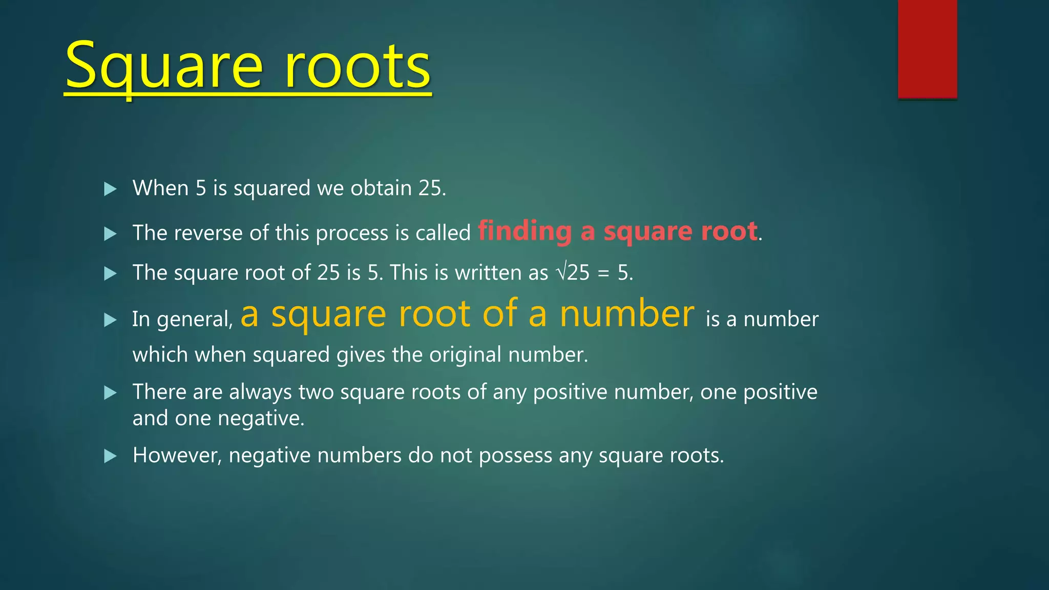 POWERS AND ROOTS 2 | PPTX