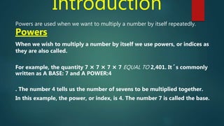 POWERS AND ROOTS 2 | PPTX