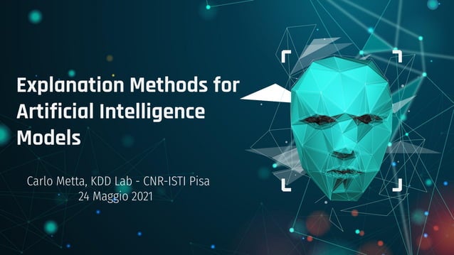 Explanation methods for Artificial Intelligence Models | PPT