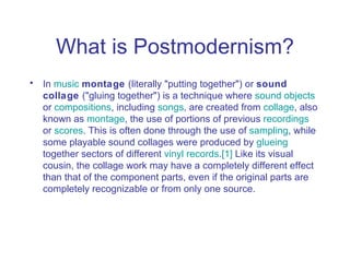 Explanation of postmodernism updated 1 3 | PPT