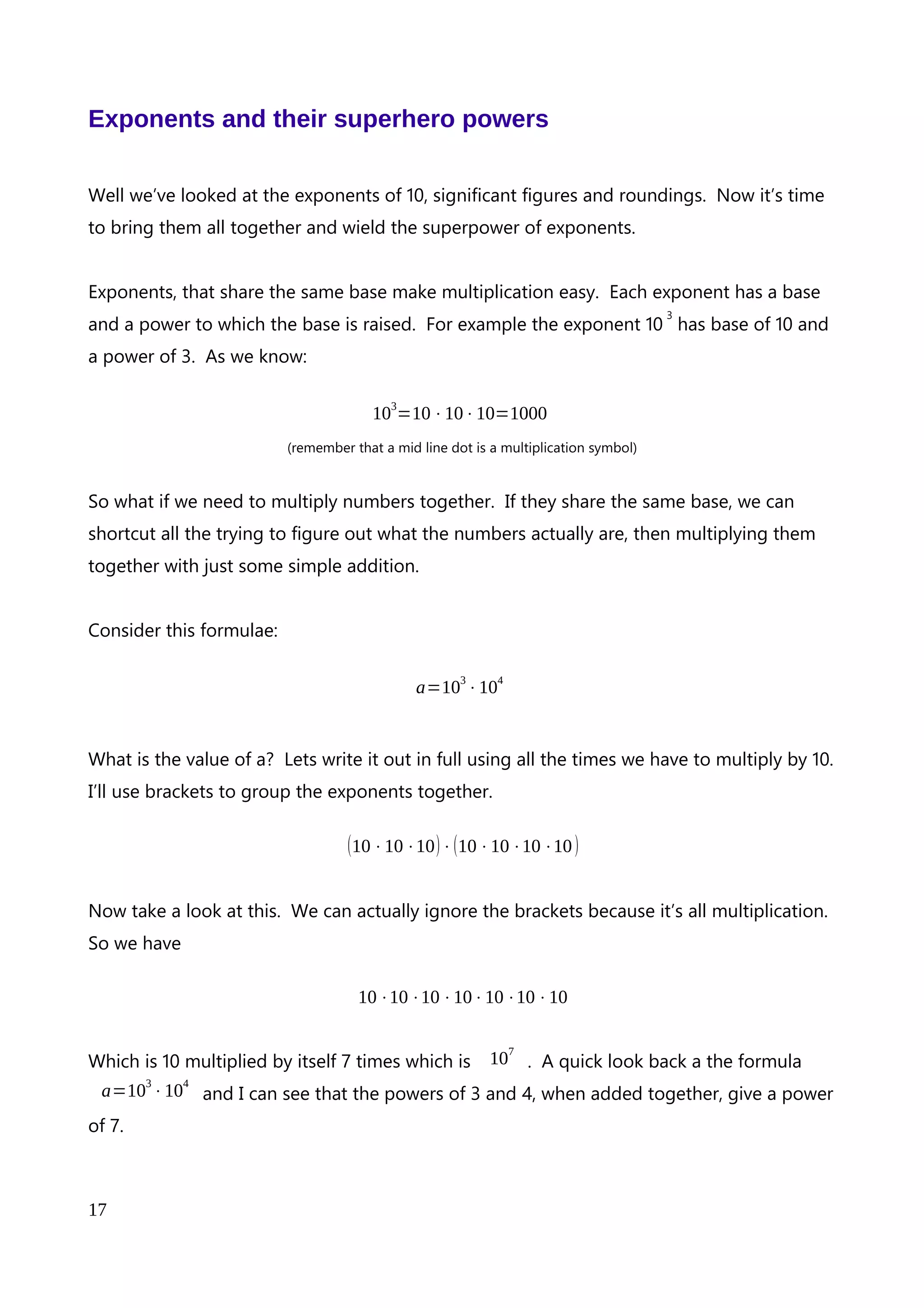 Explanation of scientific notation | PDF