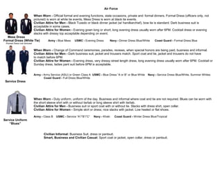 Explanation of service equivalent uniforms | PDF