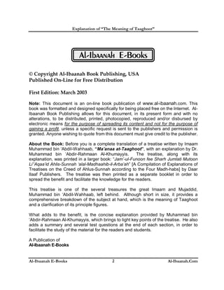 Meaning of Taghoot | PDF | Islam | Religion & Spirituality