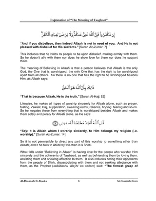 Meaning of Taghoot | PDF | Islam | Religion & Spirituality