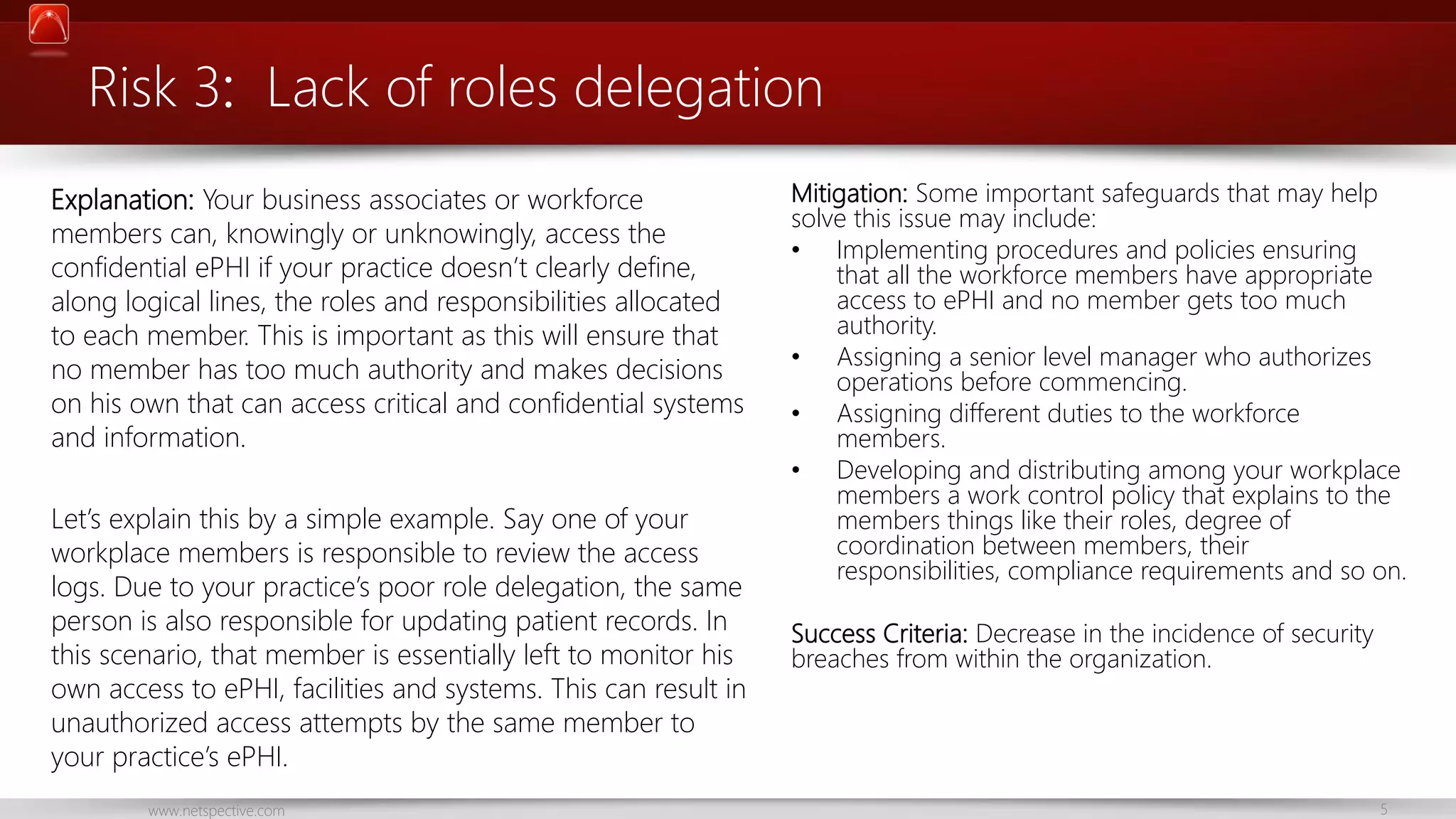 Explanation of the most common types of administrative risks | PDF