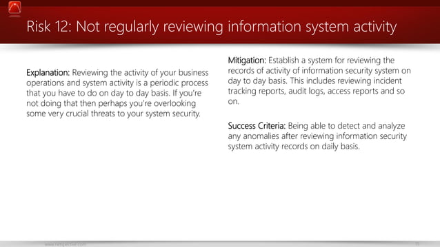 Explanation of the most common types of administrative risks | PDF ...