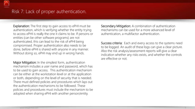 Explanation of the most common types of technical risks | PPT