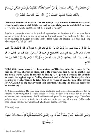 Explanation of the Nullifiers of Islam [Explained by Shaykh Abdur-Ra'uf ...