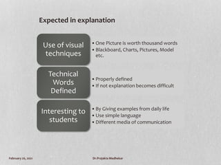 Explanation ppt | PPTX