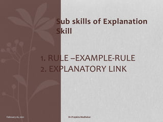 Explanation ppt | PPTX