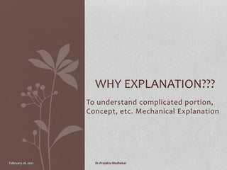 Explanation ppt | PPTX
