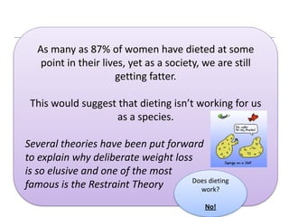 Explanations for the success or failure of dieting lpr | PPT