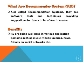 Explanations in Recommender Systems: Overview and Research Approaches | PPT