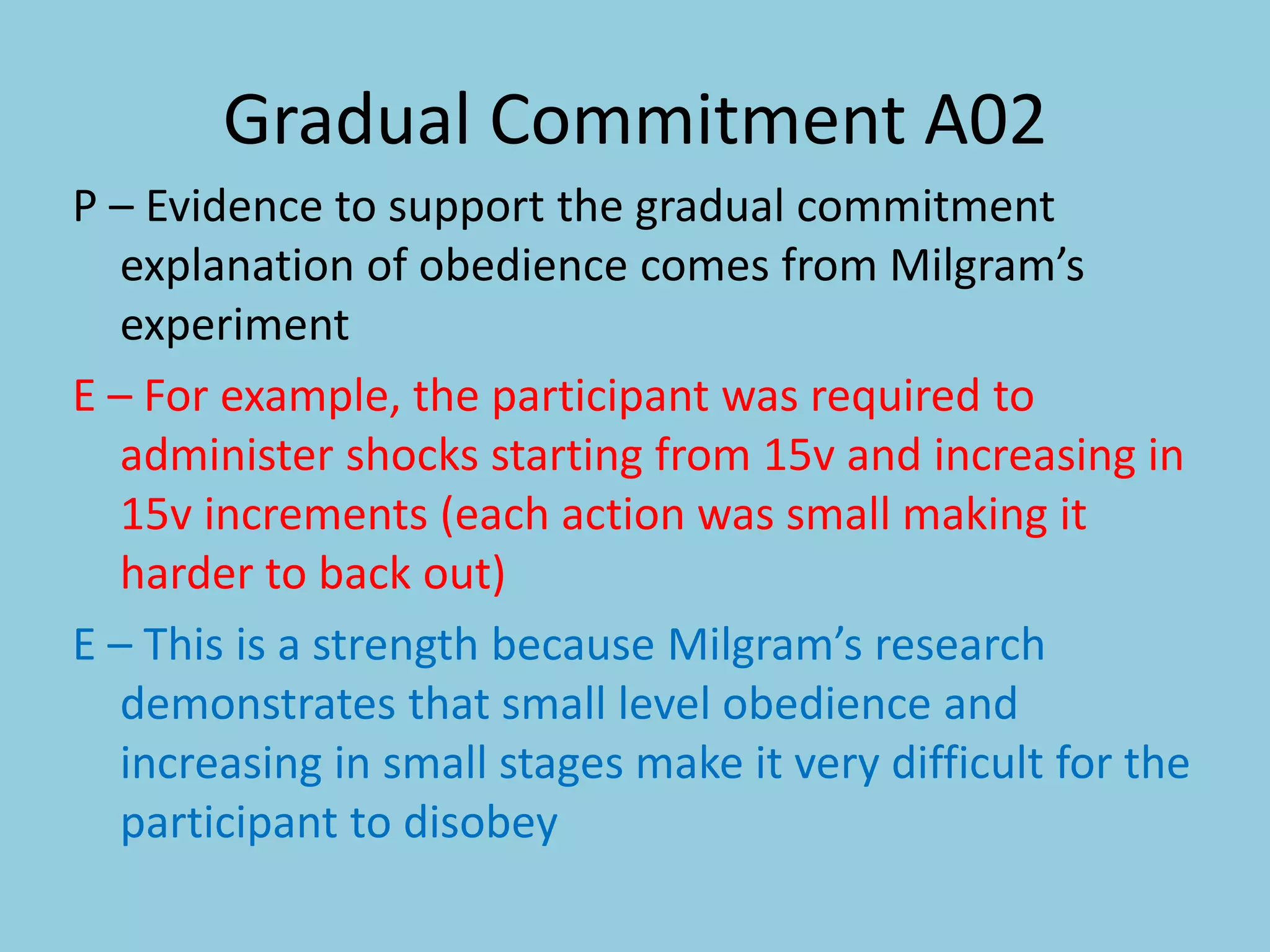 Explanations of obedience | PDF