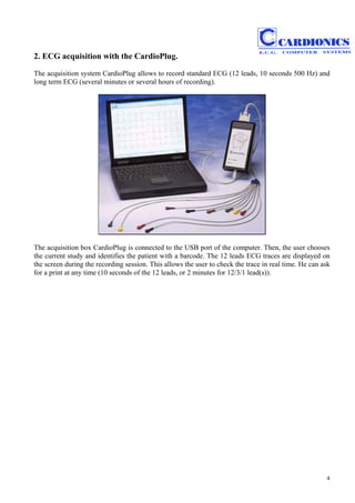 Cardionics Belgium ECG systems for CRO | PDF