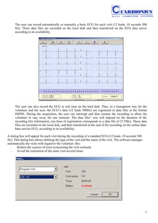 Cardionics Belgium ECG systems for CRO | PDF