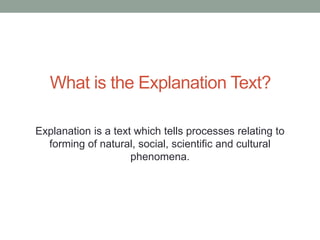 Explanation text | PPTX