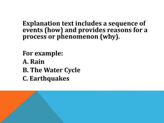 Explanation Text | PPTX