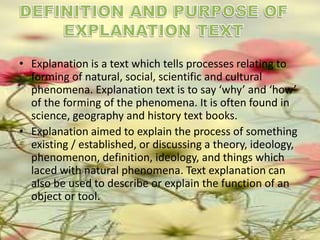 Explanation text 3(lintas minat) | PPTX | Science