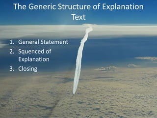 Explanation Text about Condensation Trails | PPTX