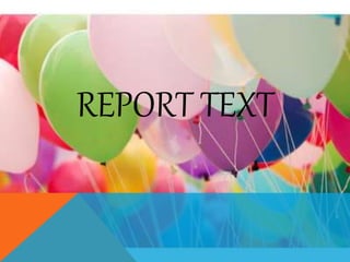 Explanation text and report text | PPTX