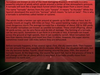 Explanation text Tornado | PPTX