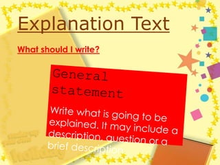 Explanation Text dan contohnya | PPTX