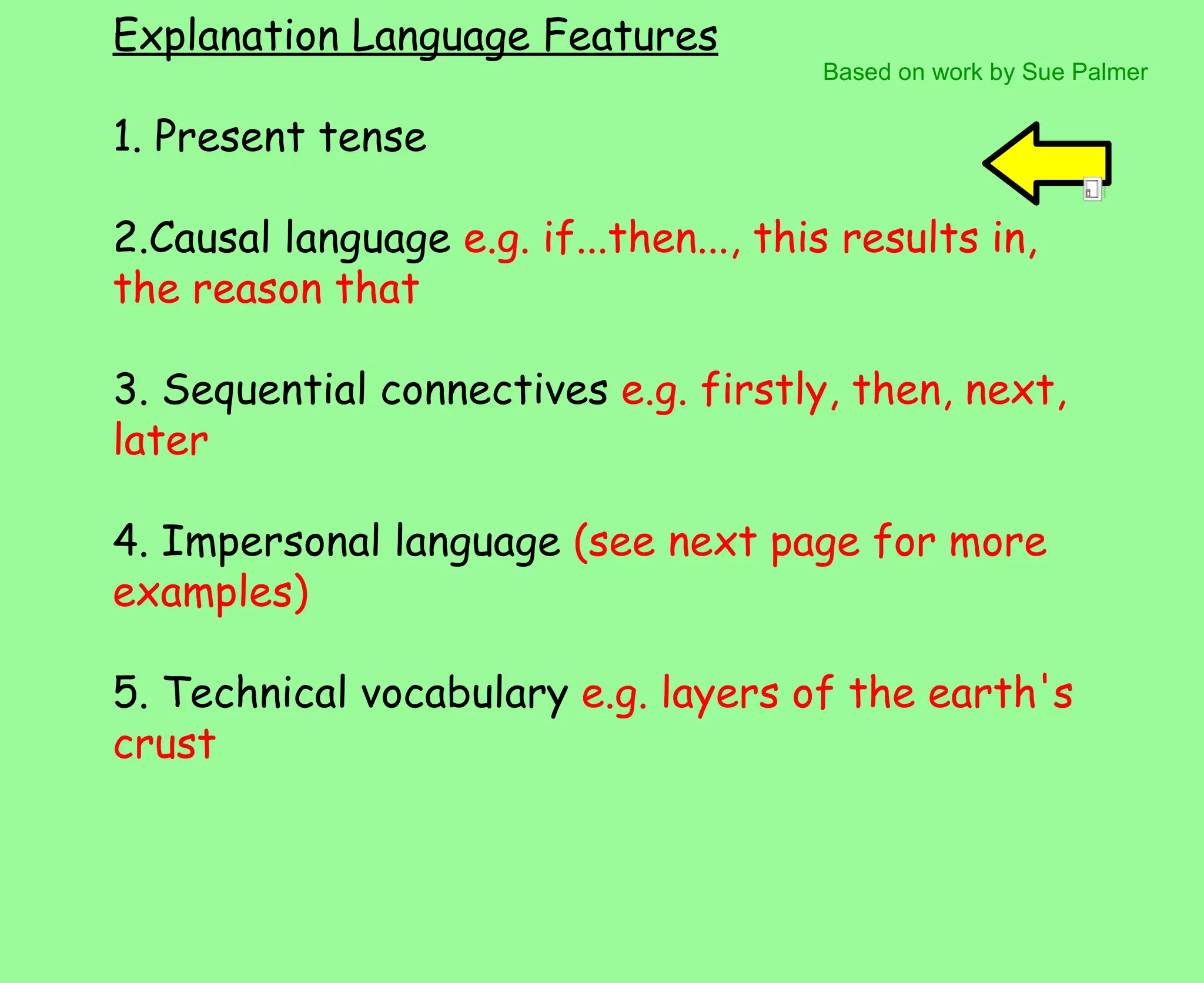 Explanation texts | PPT