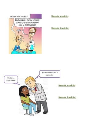 Explícito mensaje-alumno | DOCX
