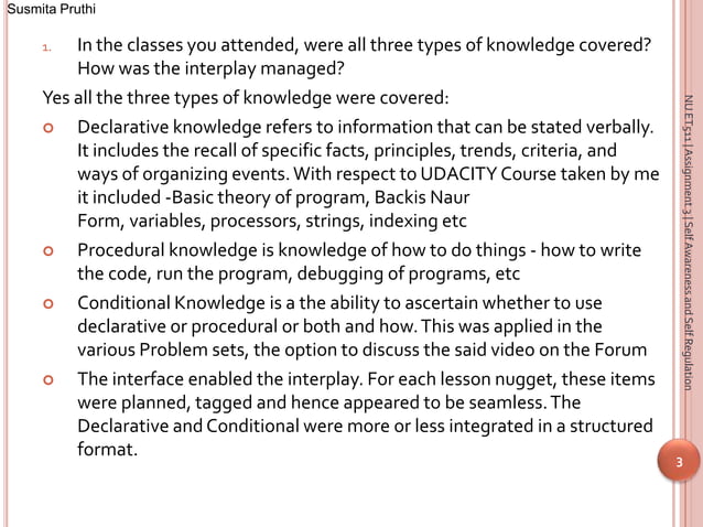 Exp learng refl-assgn5-interplay | PPT | Free download