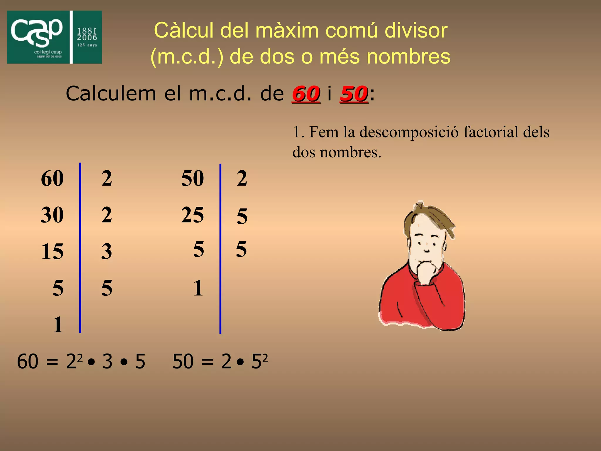 Explicacio MCD | PPT
