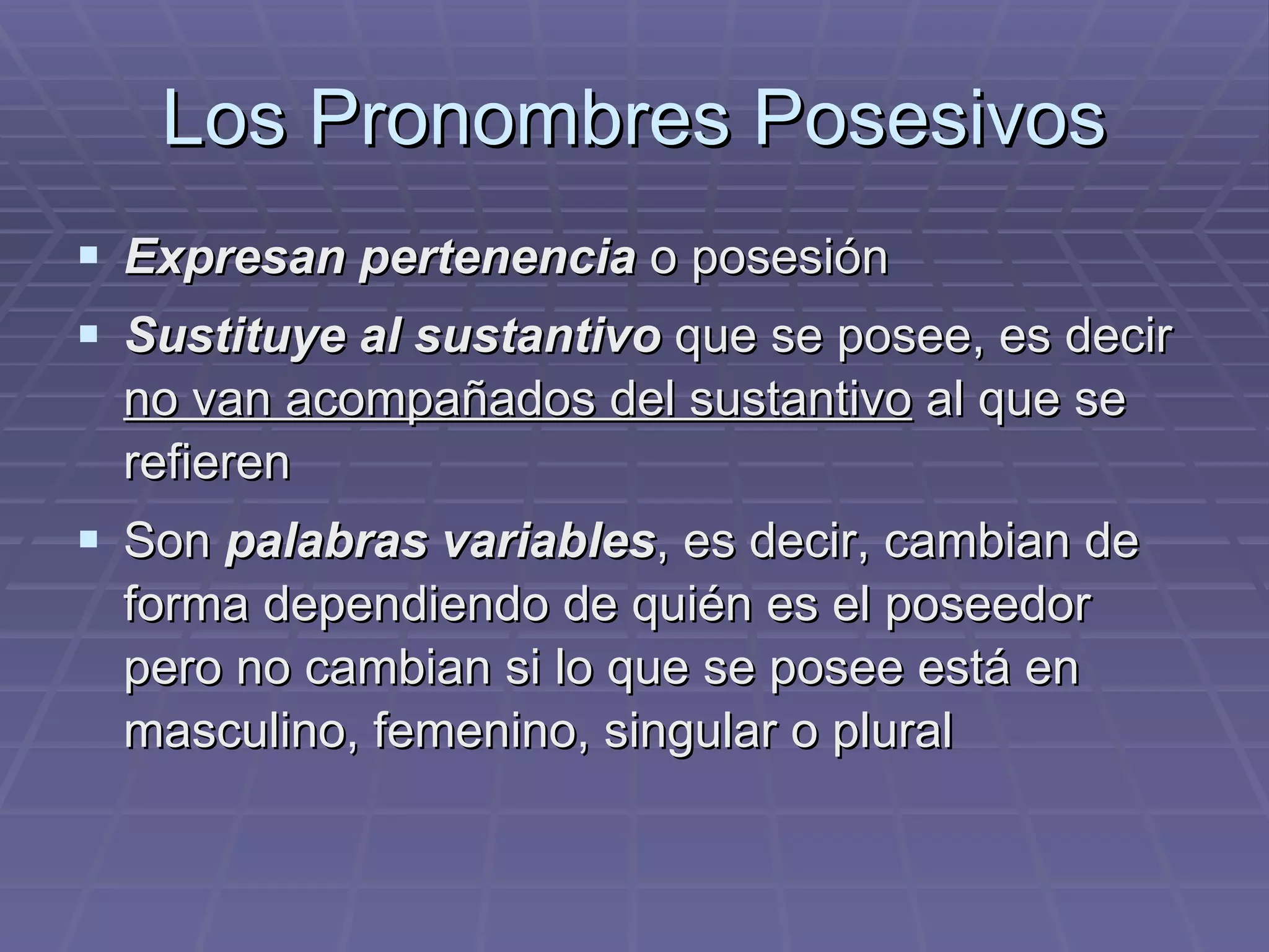 Pronombres Personales | PPT