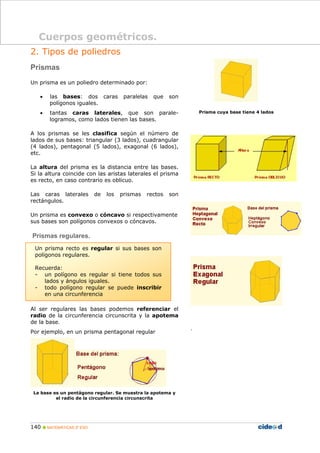 Explicacion de cuerpos geometricos | PDF