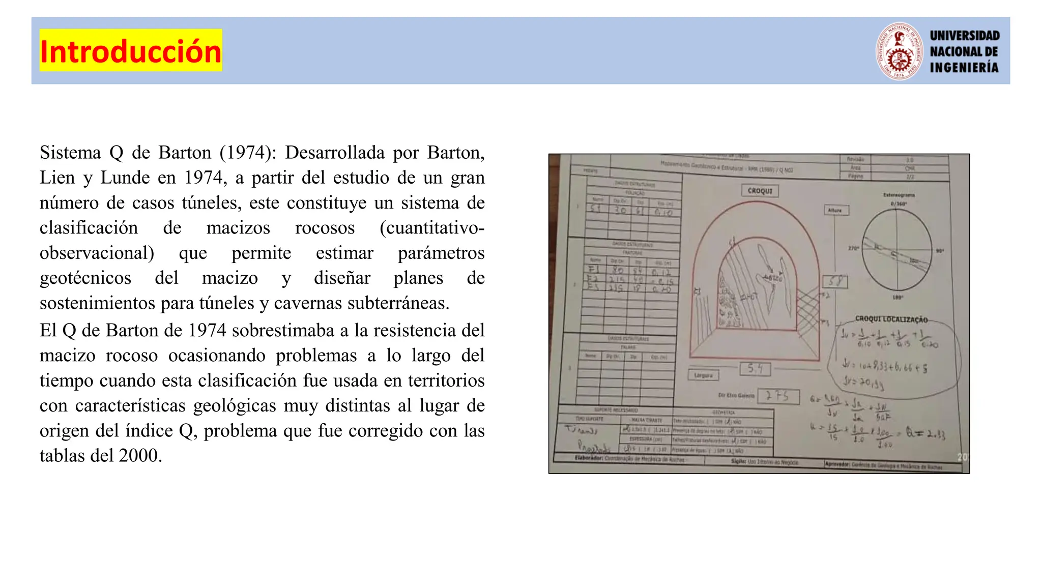 Clasificacion geomecanica de Q de Barton | PDF | Geology | Science