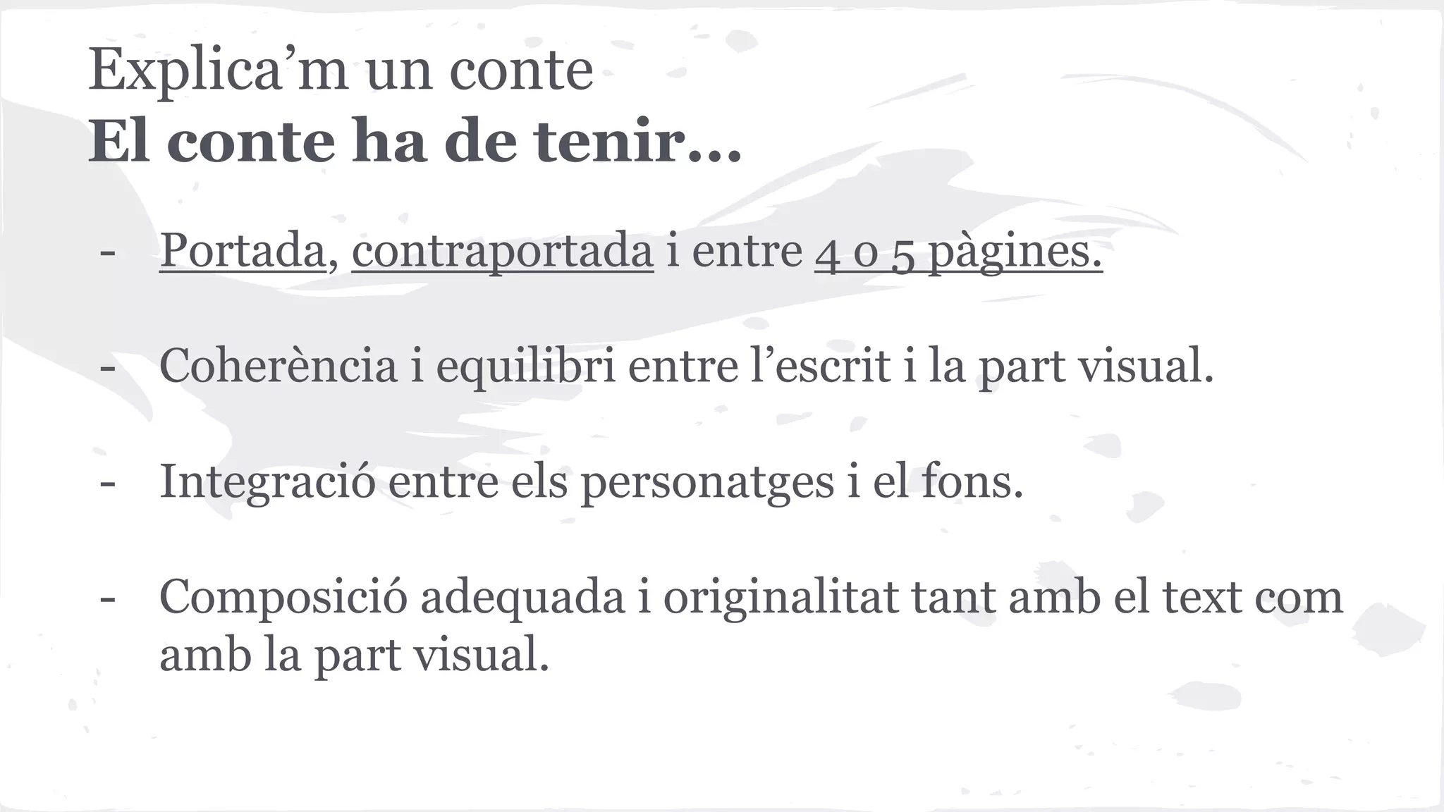 Explica'm un conte | PPTX