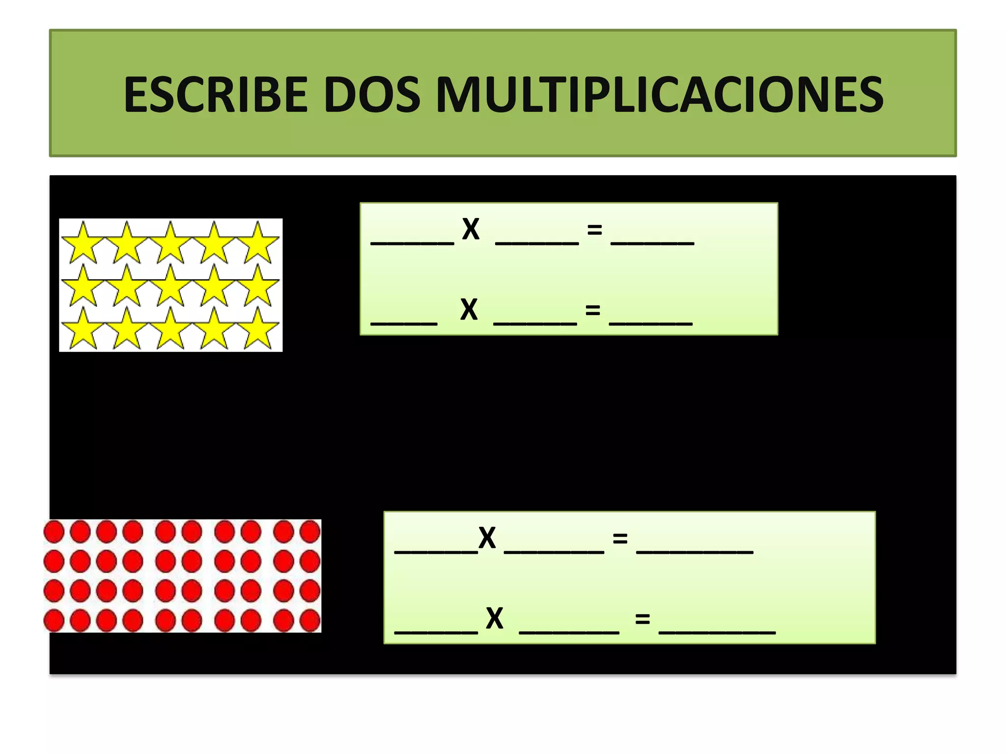 Explicar la multiplicacion | PPT