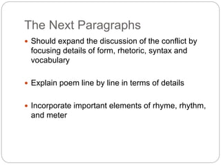Explication of poetry | PPTX