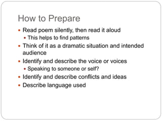 Explication of poetry | PPTX