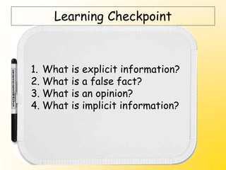 Explicit-and-Implicit-Information 1.pptx | Free Download