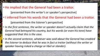 Explicit and implicit claims in a text | PPTX