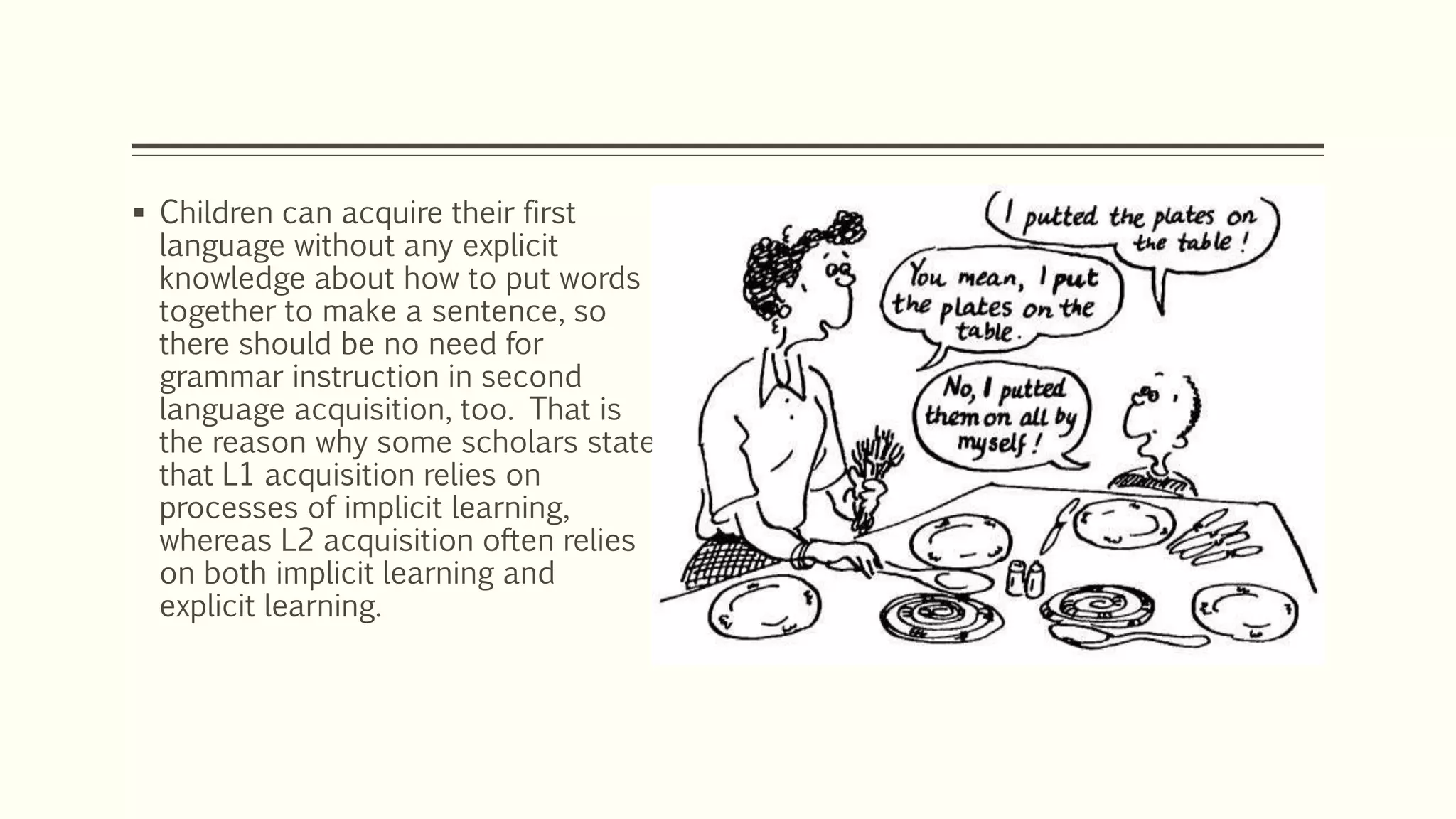 Explicit and implicit grammar teaching | PPTX