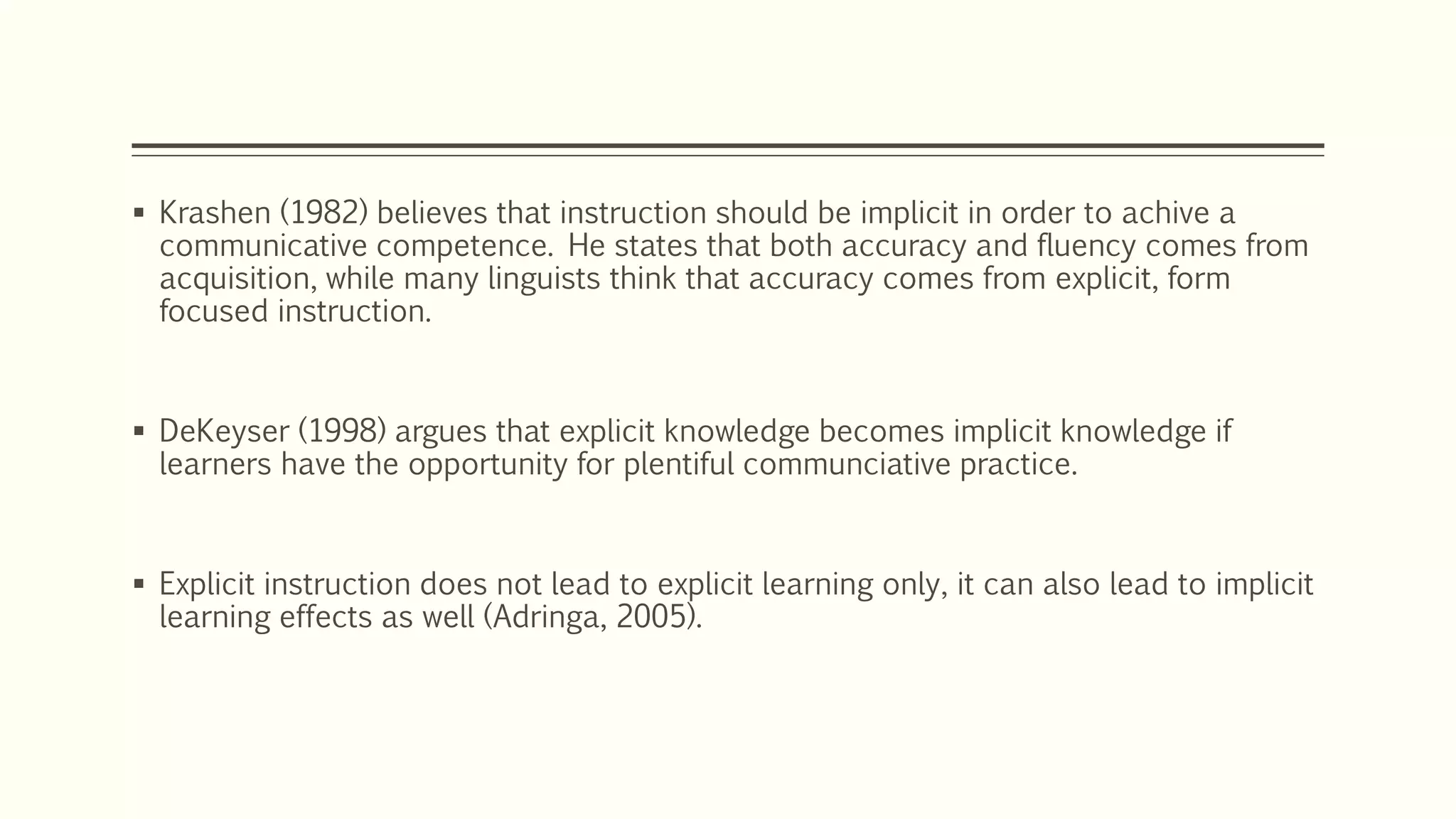 Explicit and implicit grammar teaching | PPTX