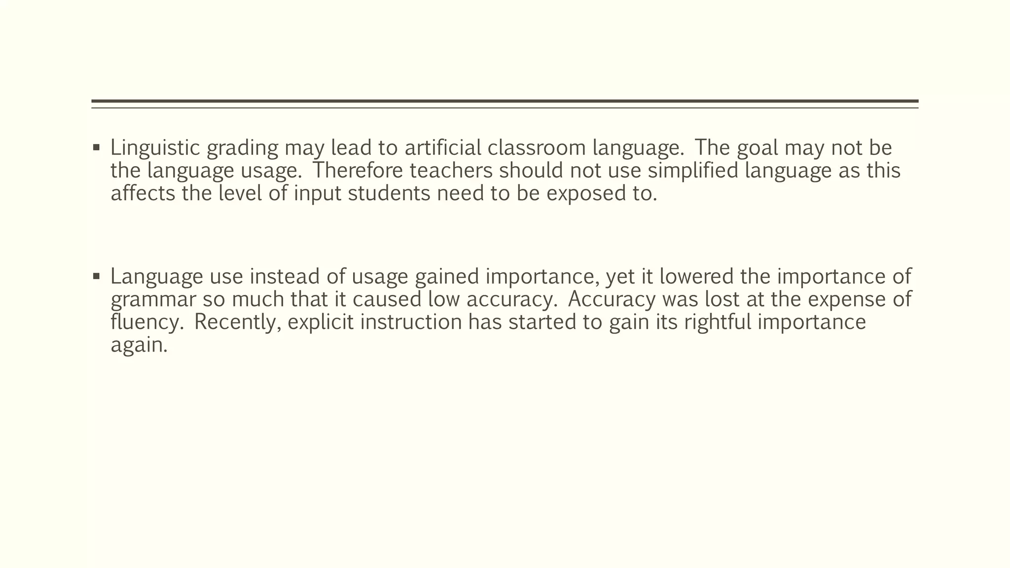 Explicit And Implicit Grammar Teaching Pptx