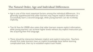 Explicit and implicit grammar teaching | PPTX