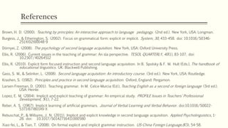 Explicit and implicit grammar teaching | PPTX